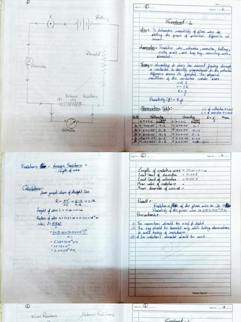 Physics Practical File | PDF