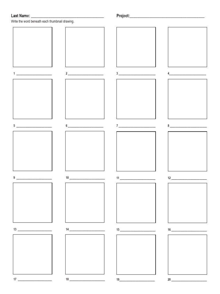 Thumbnail Template | PDF
