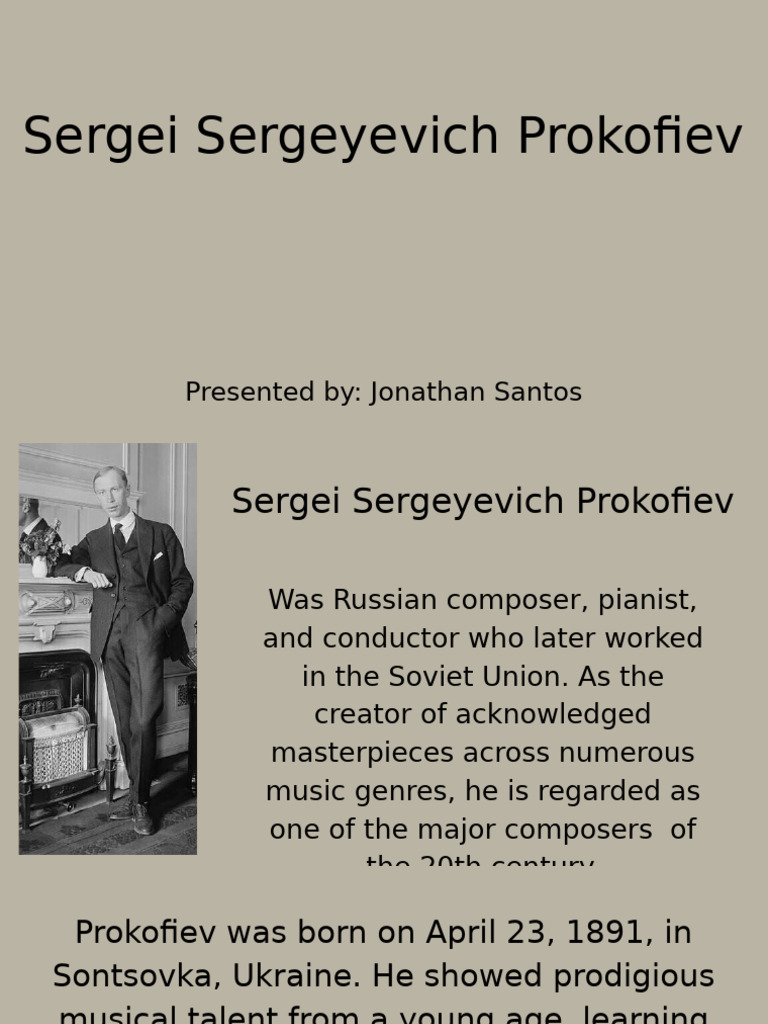 Prokofiev: Life and Musical Legacy | PDF