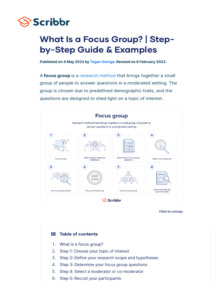 Focus Group Research: A Complete Guide | PDF | Focus Group | Sampling ...