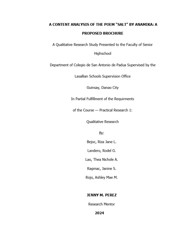 PR1.1 final | PDF | Poetry | Analysis