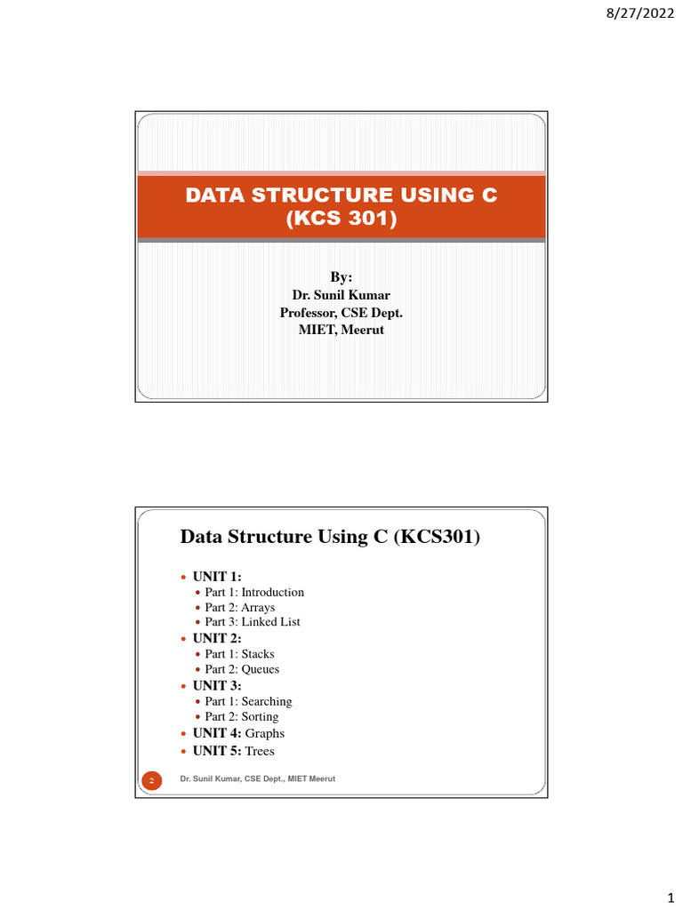 UNIT 1 ds | PDF | Time Complexity | Queue (Abstract Data Type)