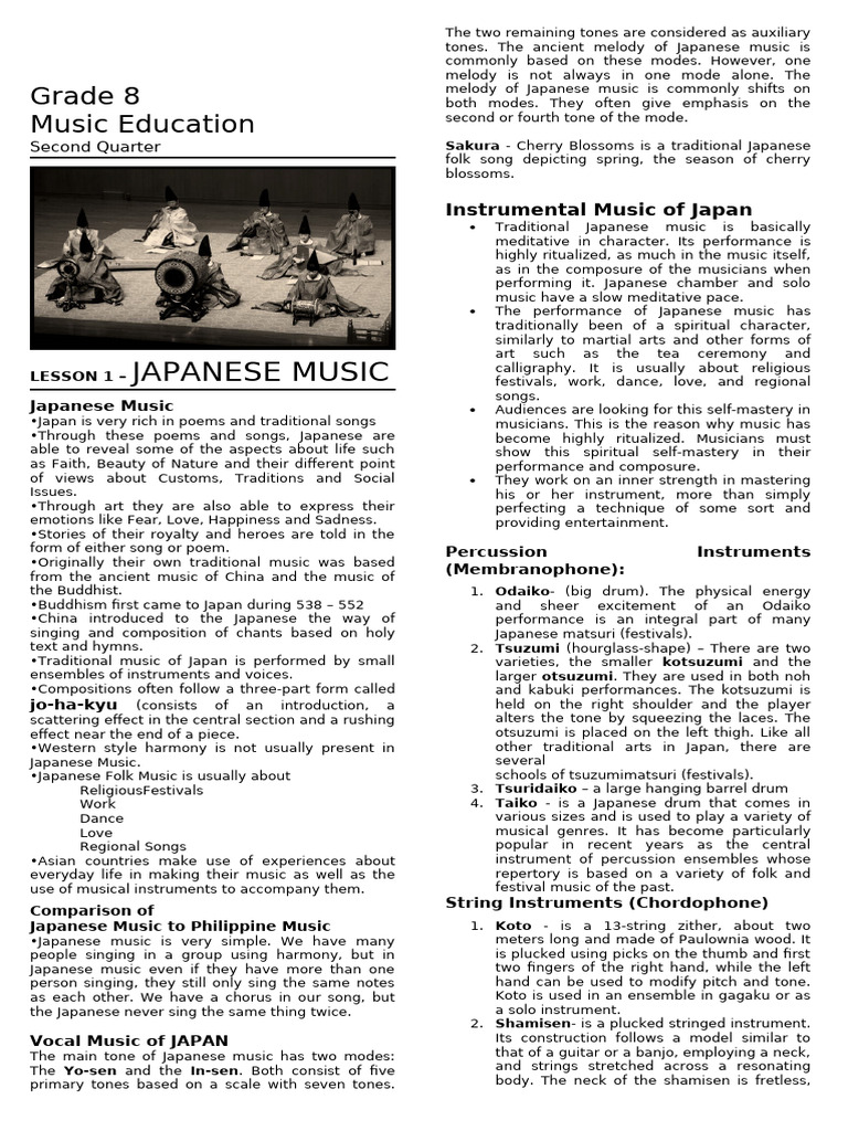 music.q2 (1) | PDF | String Instruments | Flute