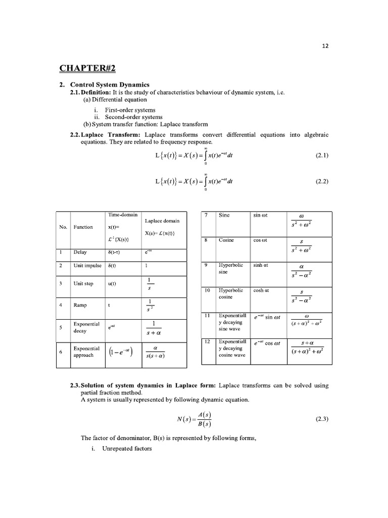 Laplace Transformation | PDF