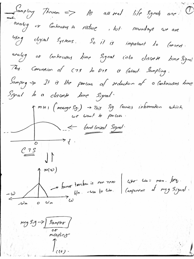 Sampling TH and TDM | PDF