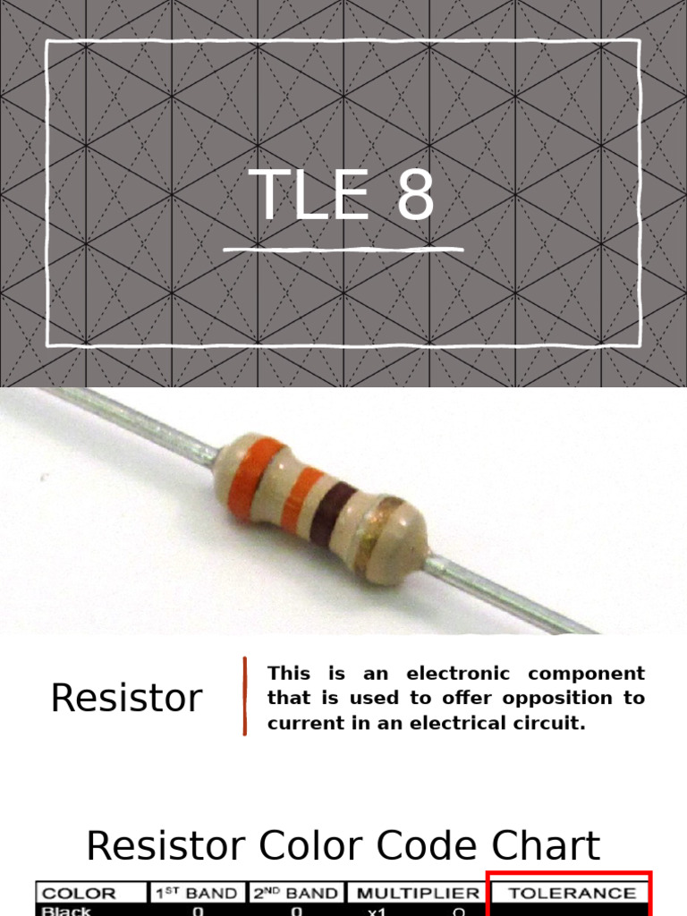 5 - Tolerance | PDF | Electrical Resistance And Conductance | Resistor