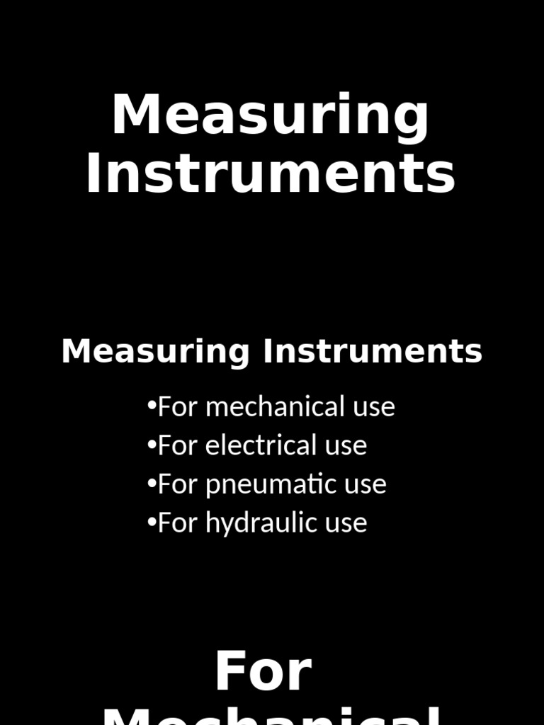 6 - Measuring Instruments | PDF | Engines | Electrical Resistance And ...