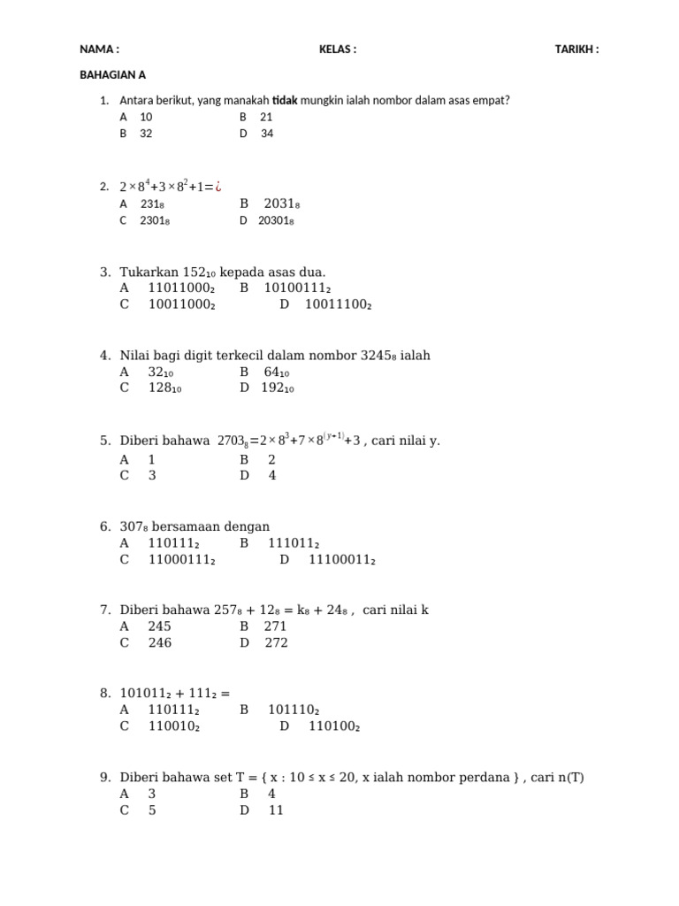 Modul Soalan Pa | PDF