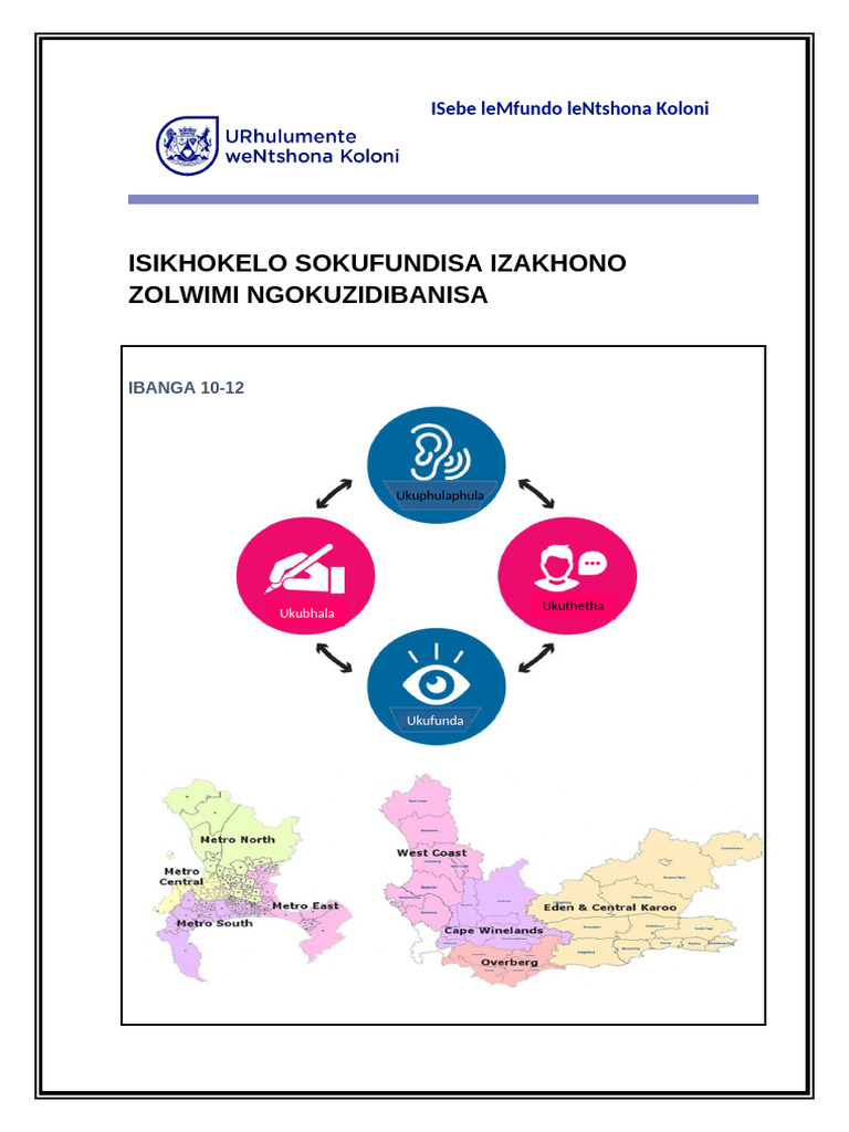 Reviwed Isixhosa Language Intergration Study Guide - Wced 2023 | PDF ...