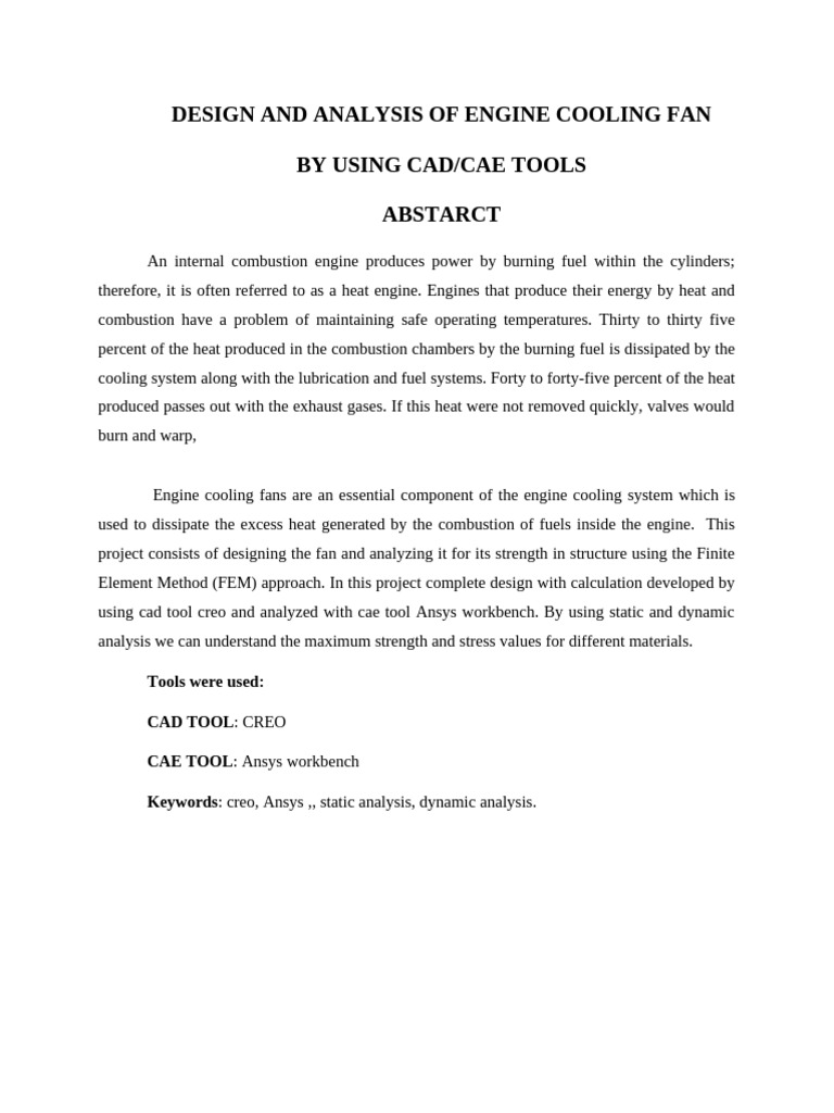 Aircraft Engine Cooling Fan | PDF | Jet Engine | Internal Combustion Engine