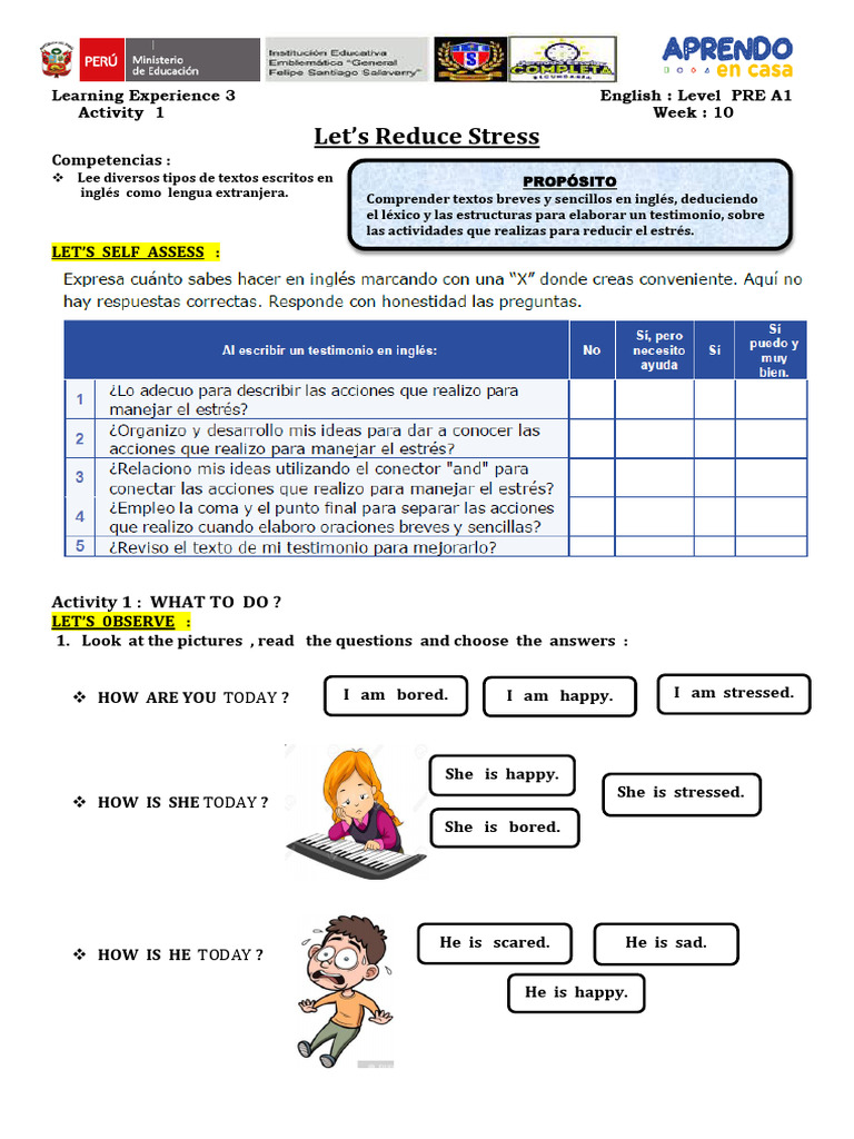 1° A - B Secund - L E 3 - Activity 01 From 24 To 29 Mayo 2021 - DONE ...
