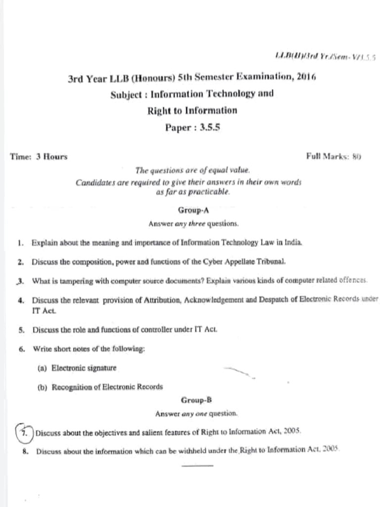 Information Technology Law | PDF