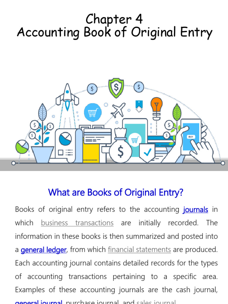 Books of Original Entry Guide | PDF | Debits And Credits | Financial ...