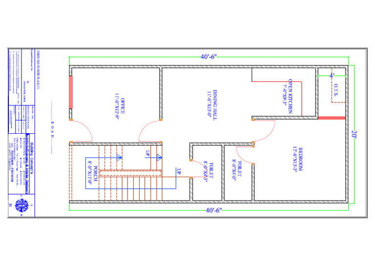 Ground Floor Plan Option-1 | PDF