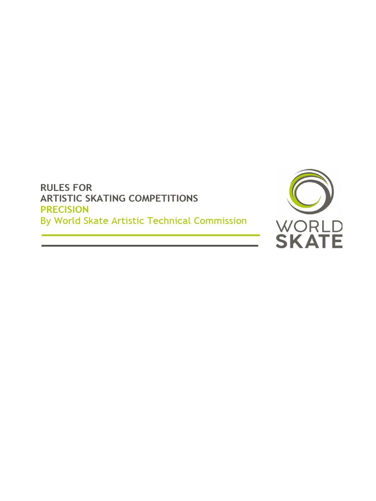 2025 Artistic Skating Precision Rules | PDF | Figure Skating | Skating