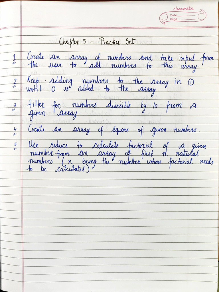 Chapter 5 PS (1) | PDF