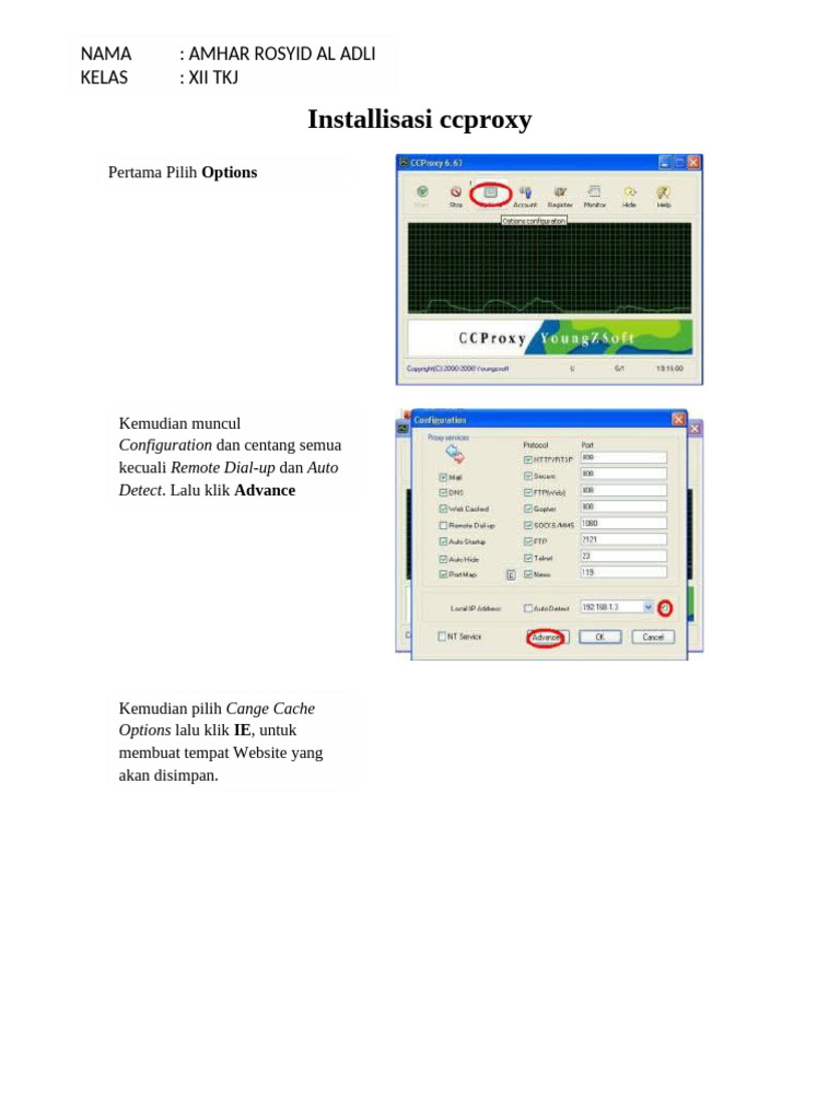Cara Mudah Install Dan Setting Proxy Server | PDF