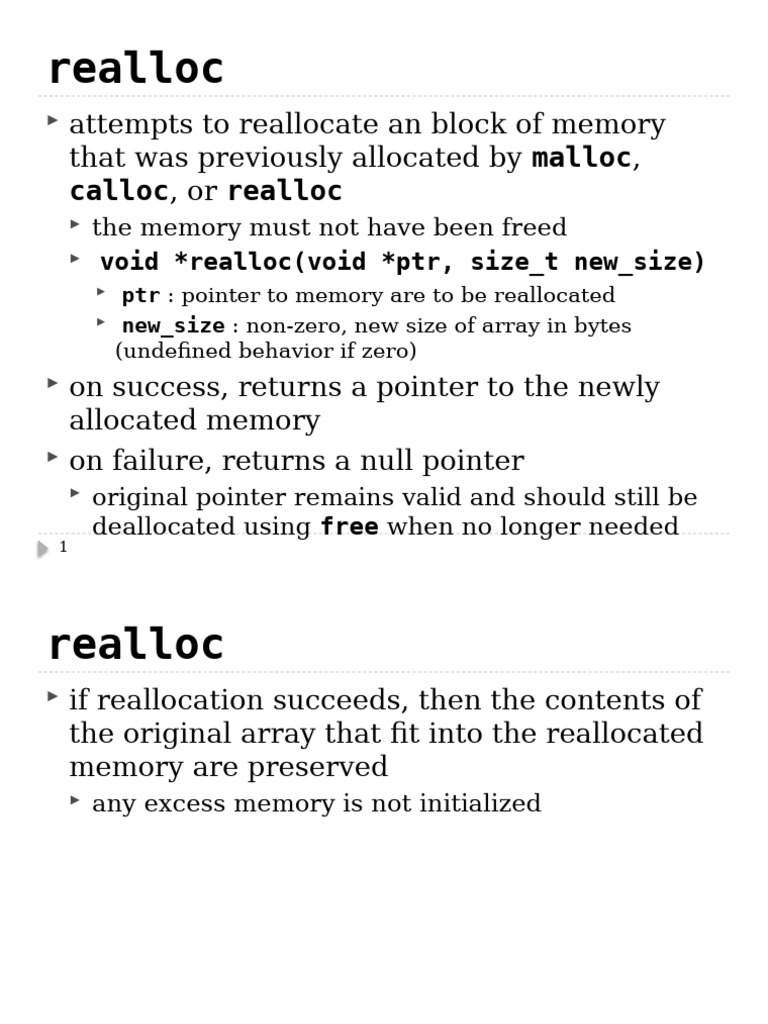 19 Realloc Typedef Struct Pdf Pointer Computer Programming
