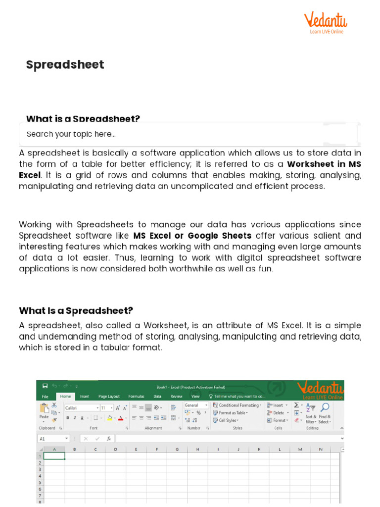 Spreadsheet | PDF