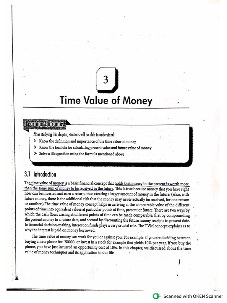 Time Value of Money | PDF