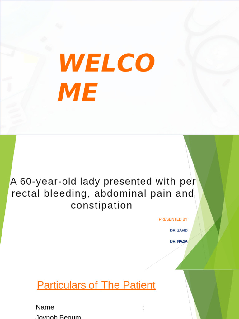 CA Rectum Presentation - Corrected | PDF | Rectum | Constipation