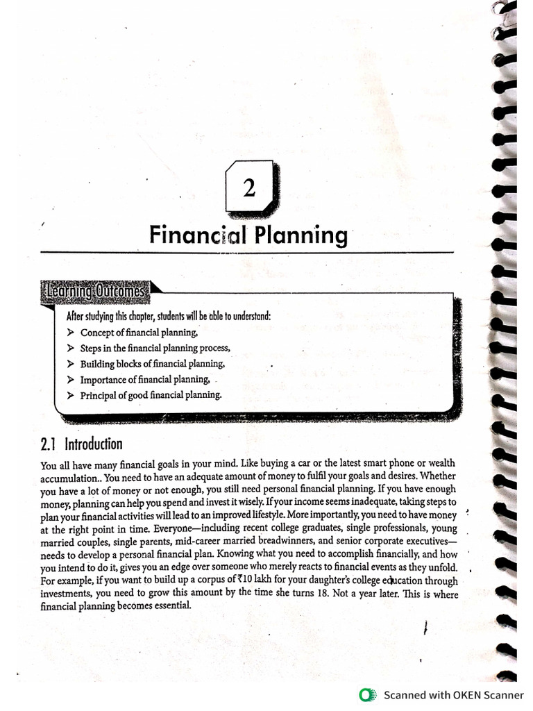 Financial Planning | PDF