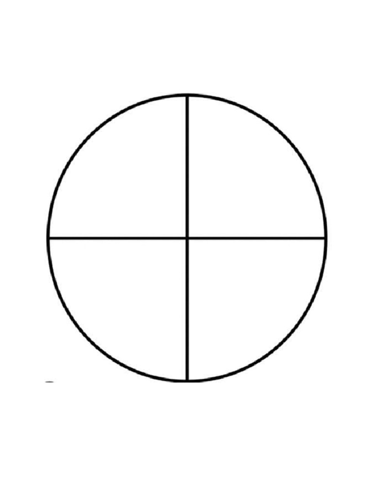 Circle in Quarters | PDF