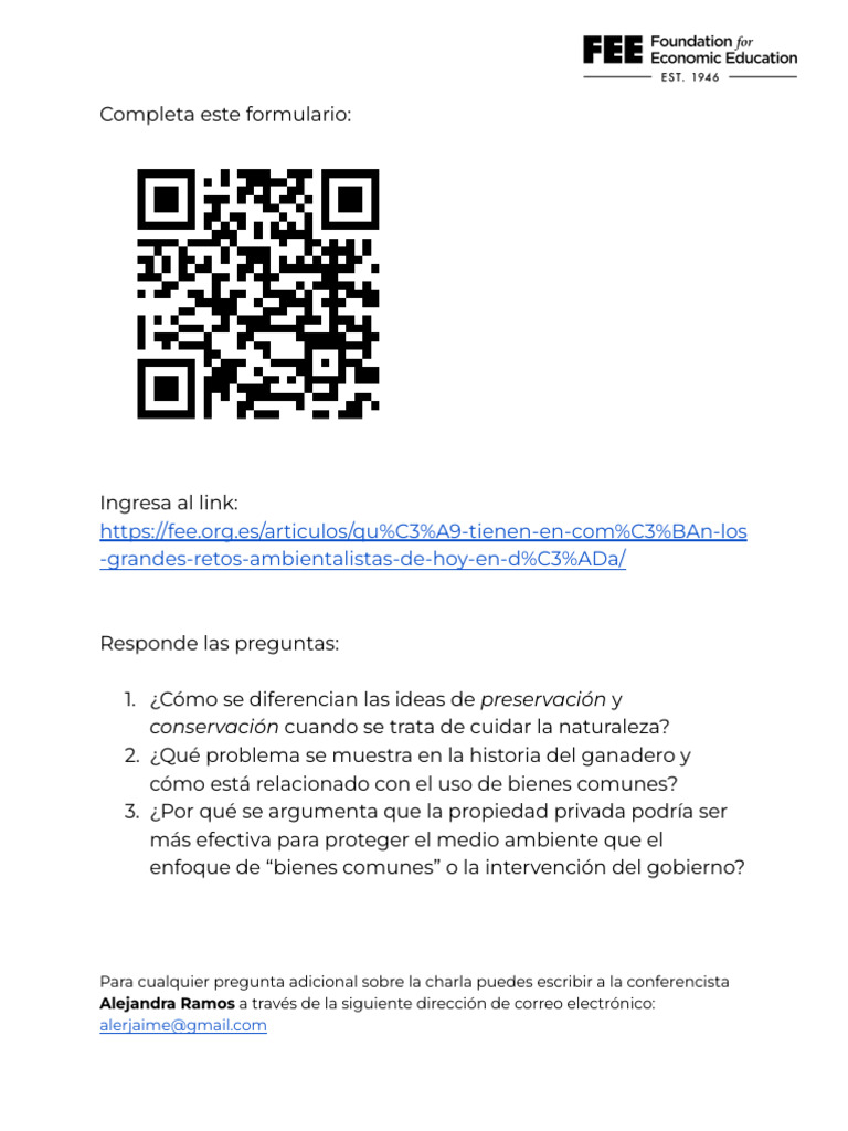 Retos Ambientales y Propiedad Privada | PDF