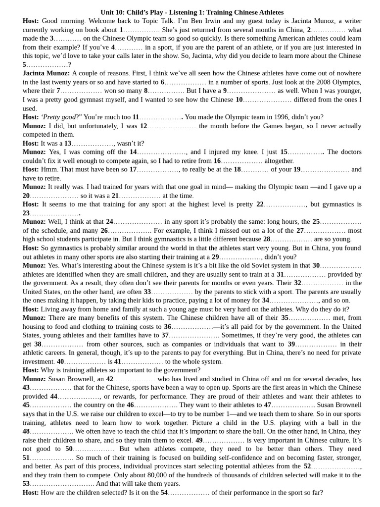 unit 10 lis 1 + 2 | PDF