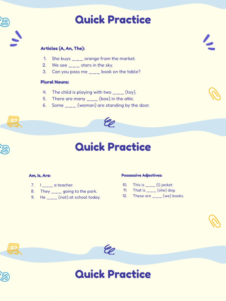 STRAIGHTFORWARD A2 - Unit 1 - Quick Practice | PDF