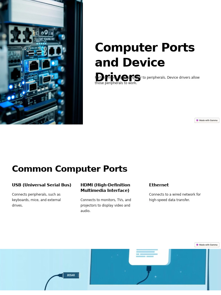 Computer Ports and Device Drivers | PDF
