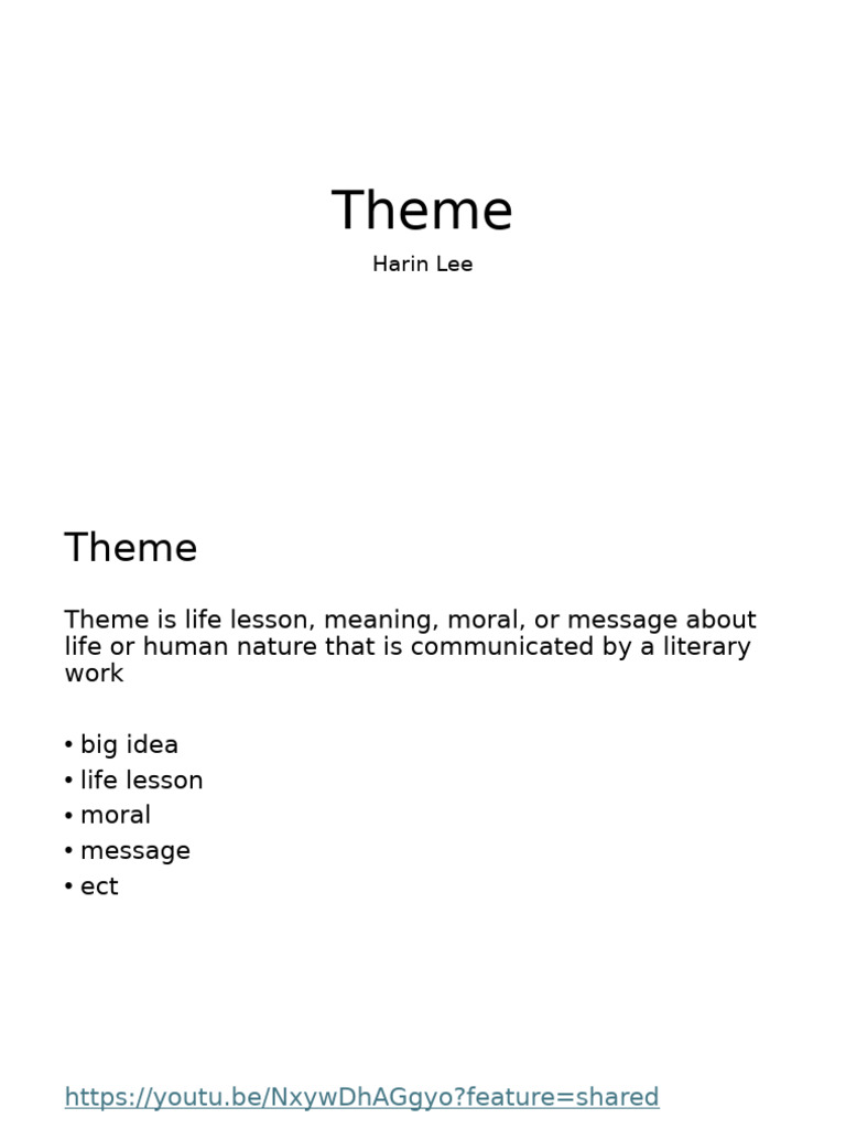 Theme | PDF