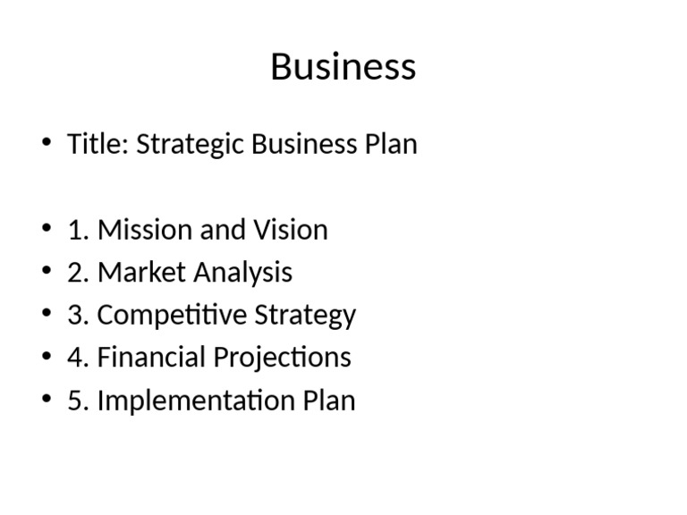Business Presentation | PDF