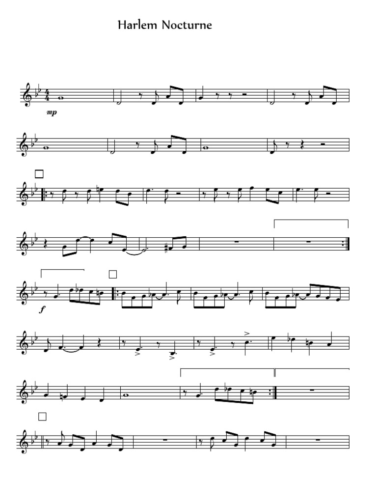 Harlem (6) - Tenor 2 | PDF