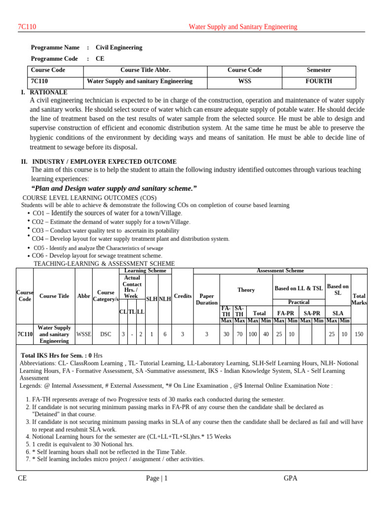 WSSE 7th revision | PDF | Sanitary Sewer | Sewage Treatment