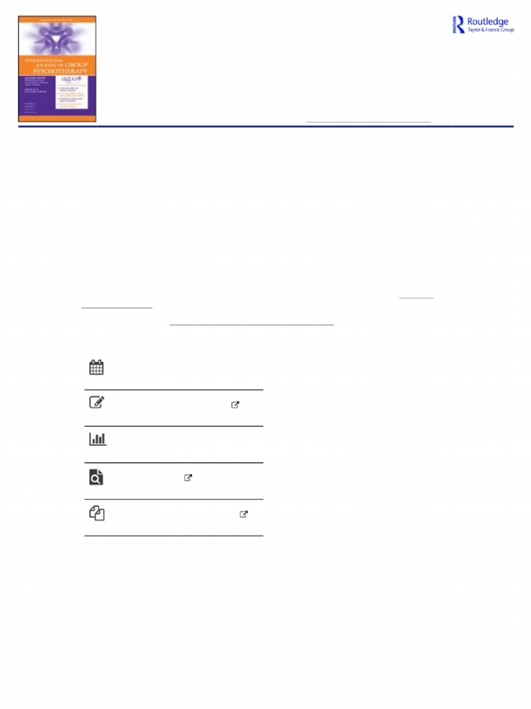 Trad - Clinical Practice Guidelines For Group | PDF | Liderança | Emoções