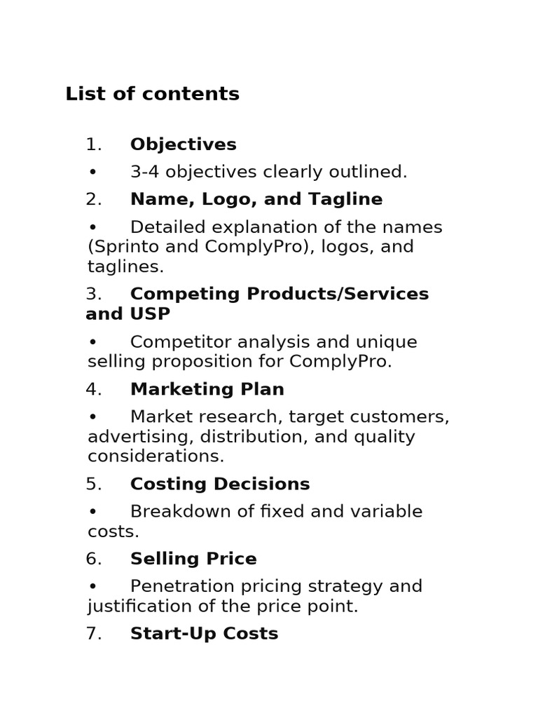 Compliance Automation Business Plan | PDF | Pricing | Small Business ...