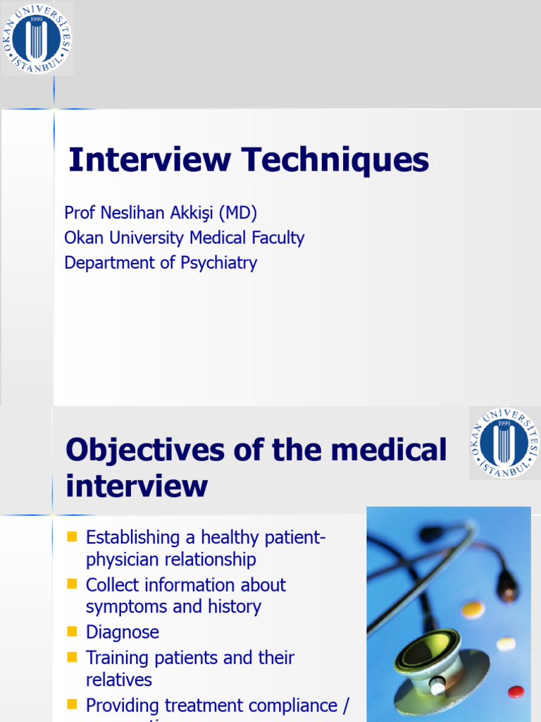 Effective Patient Interview Techniques | PDF | Psychiatry | Medicine