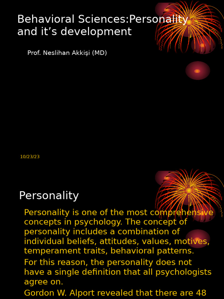 Determinants of Personality Development | PDF | Heritability ...