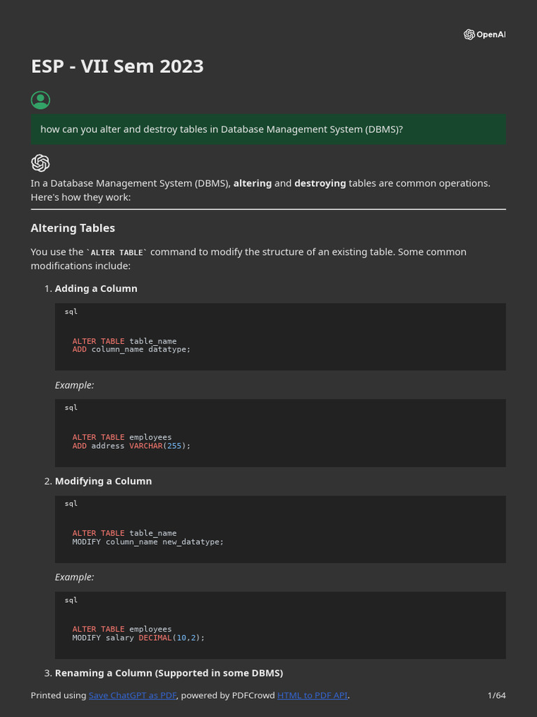 ESP - VII Sem 2023 | PDF | Domain Name System | Computer Cluster