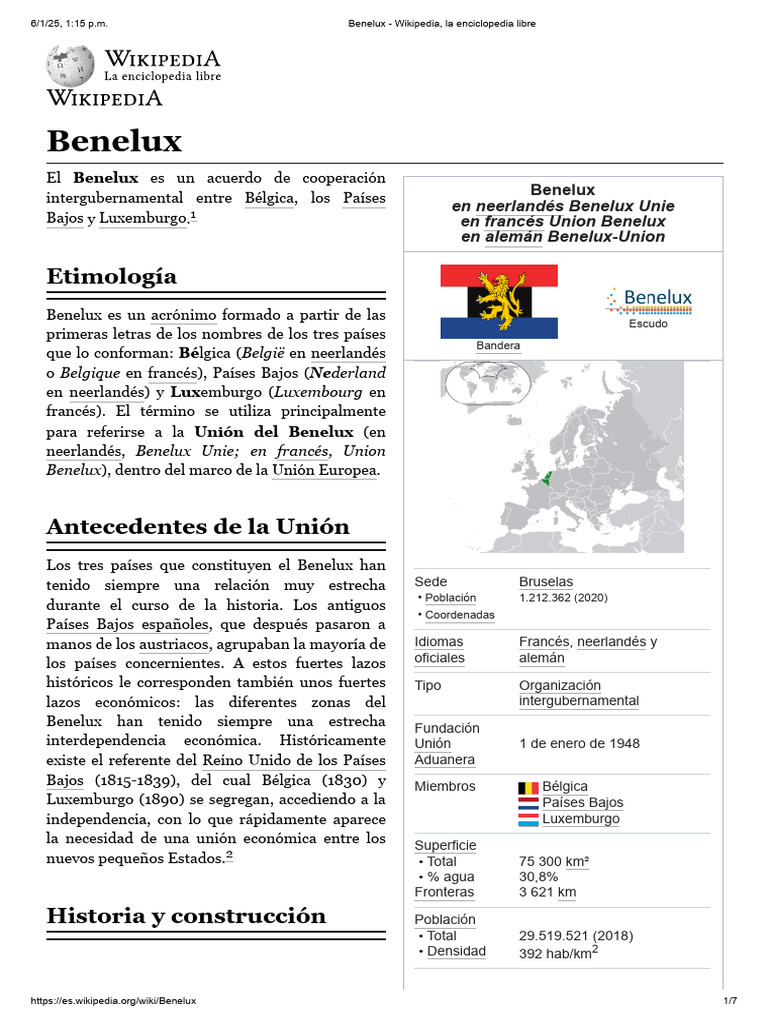 Benelux | PDF
