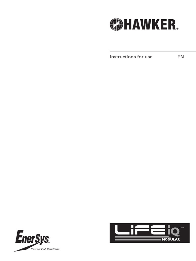 Hawker Life Iq | PDF | Battery Charger | Fuse (Electrical)