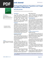 Population vs. Target Population in Research | PDF | Methodology ...