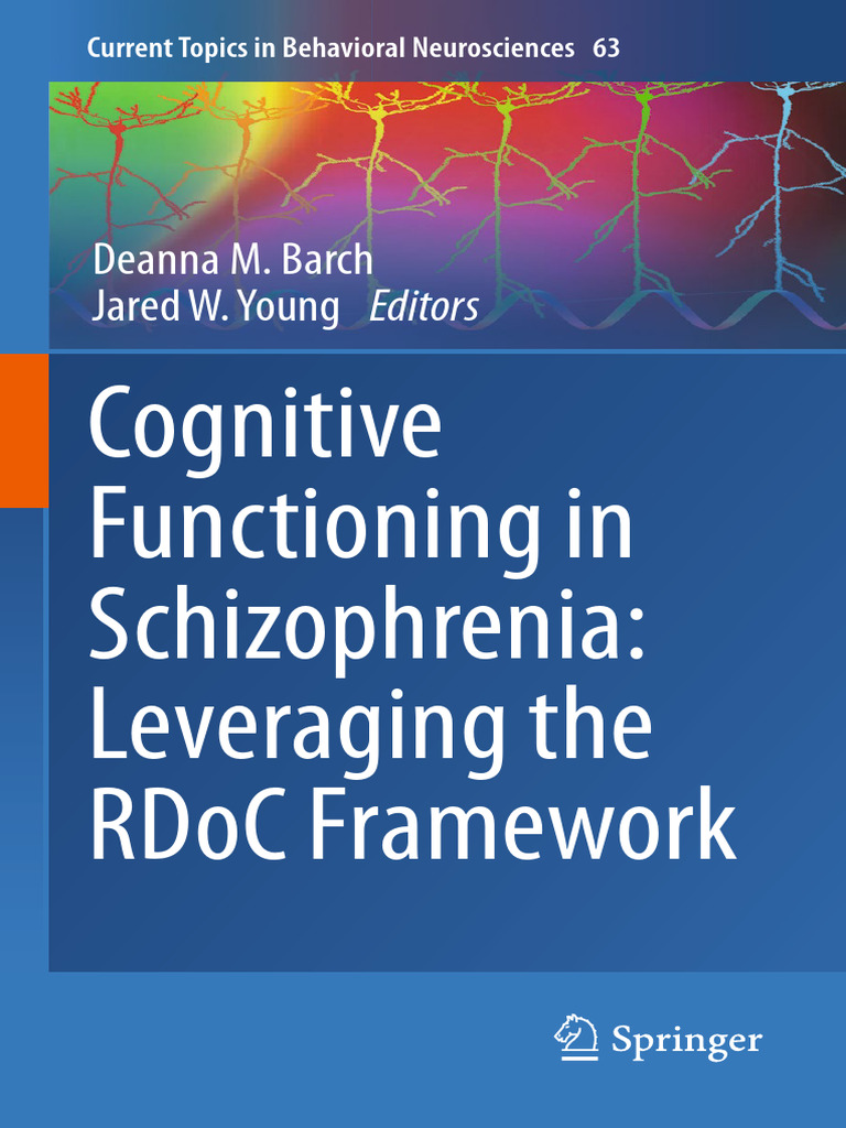 (Springer) Cognitive Functioning in Schizophrenia Leveraging the RDoC ...