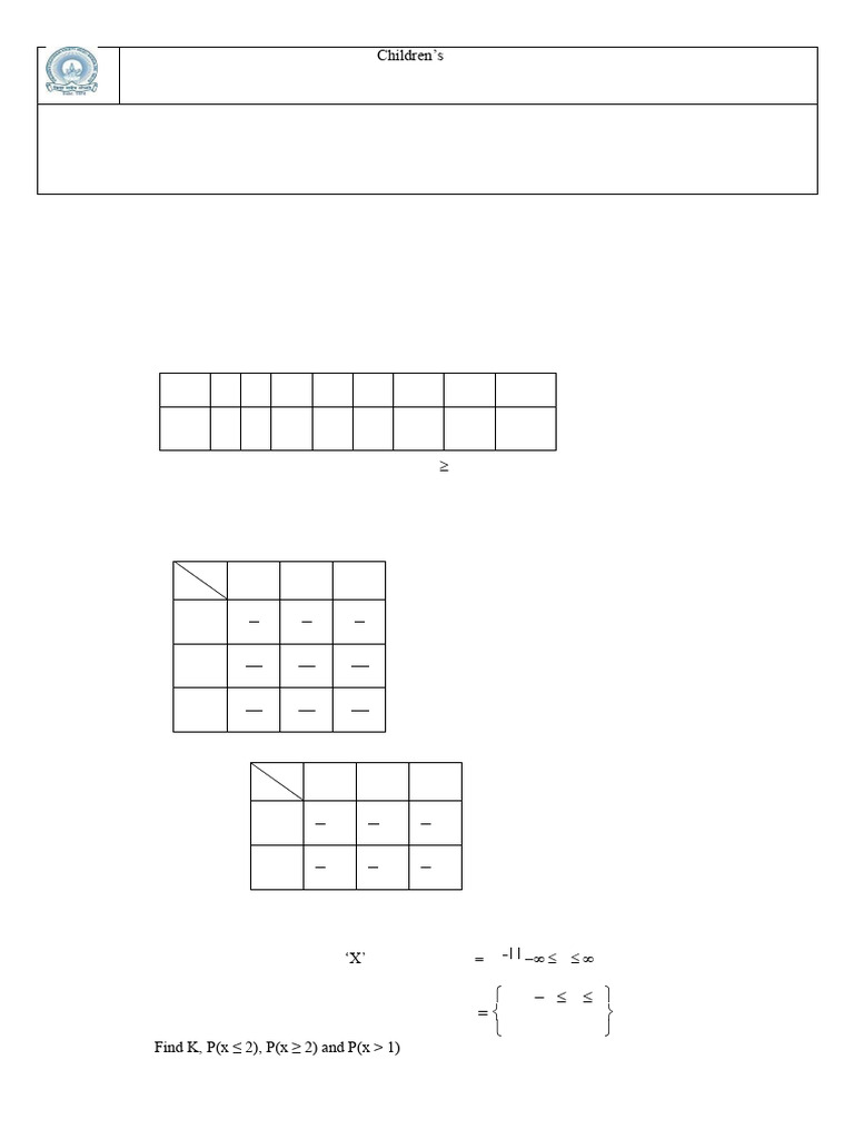 3rd Sem Assignment I (2024) | PDF | Markov Chain | Statistical Theory