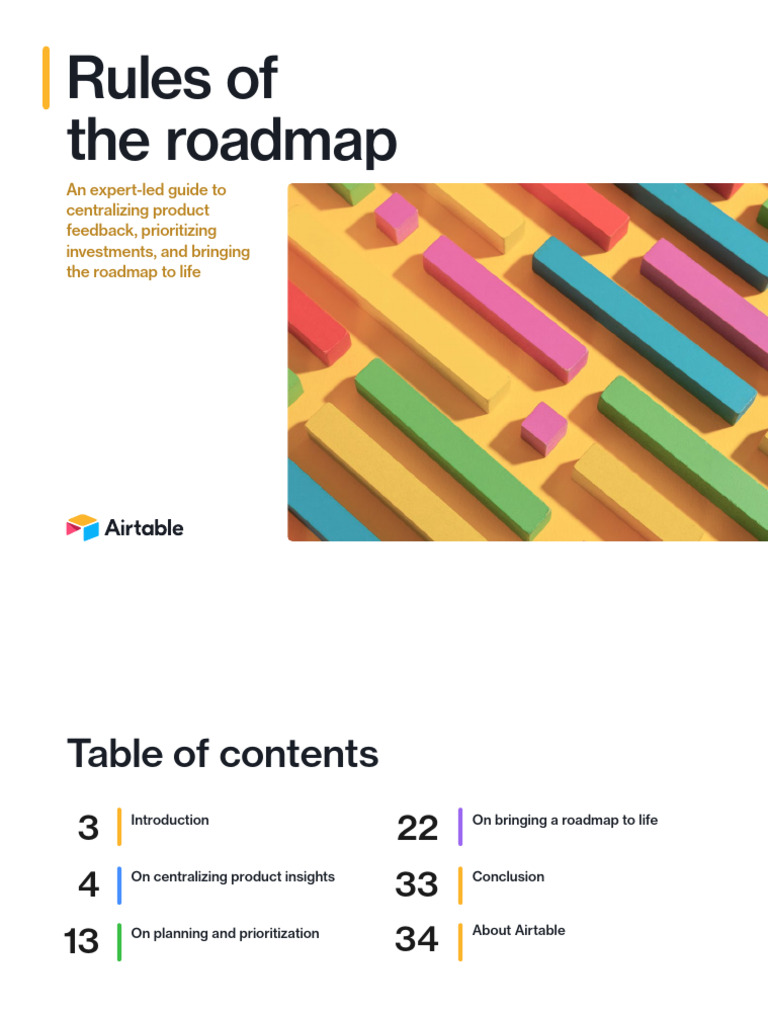 Airtable - Rules of The Roadmap | PDF