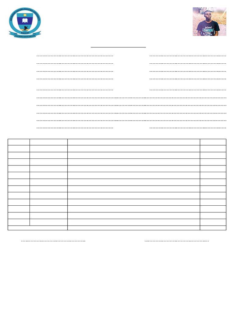 Course Form - First Semester, 2024 - 2025 | PDF | Physical Sciences | Science