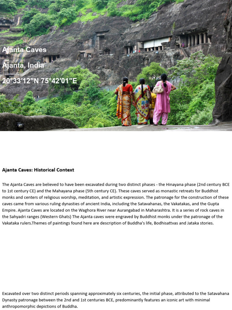 Ajanta, Ellora Caves & Sanchi | PDF