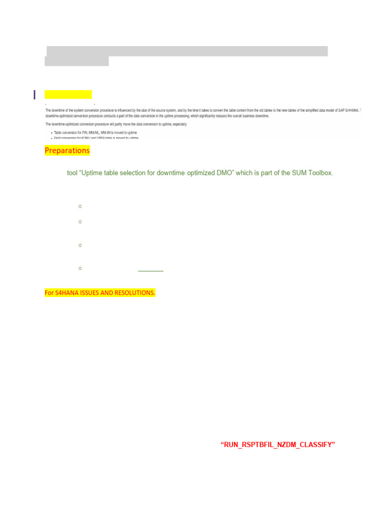 Problems During The S4HANA Conversion by Irshad Rather | PDF | Microsoft Sql Server | Software ...