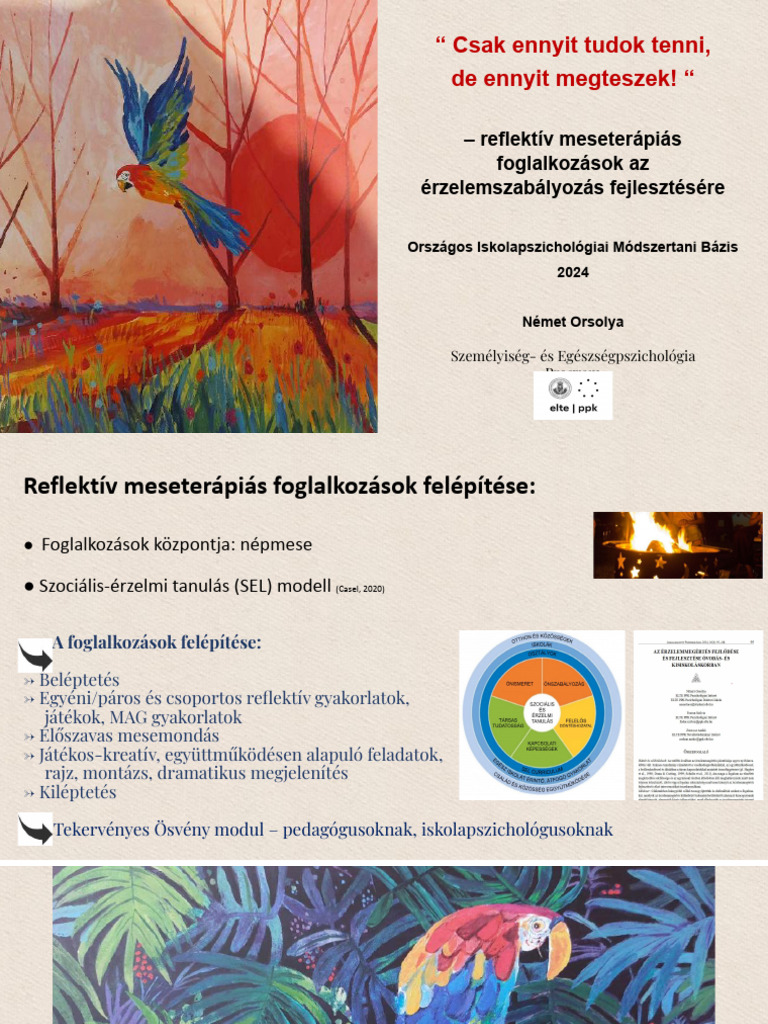 Reflektív Meseterápia Módszertani Bemutató | PDF